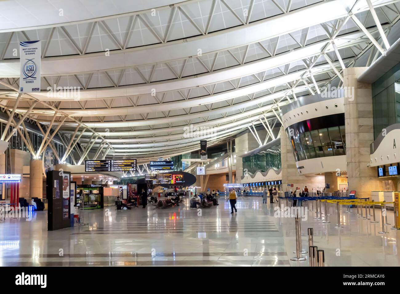 Antalya airport terminal. Turkey Stock Photo - Alamy