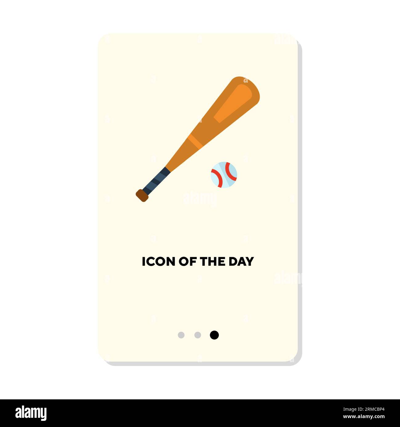 Baseball with stick cartoon Cut Out Stock Images & Pictures - Alamy