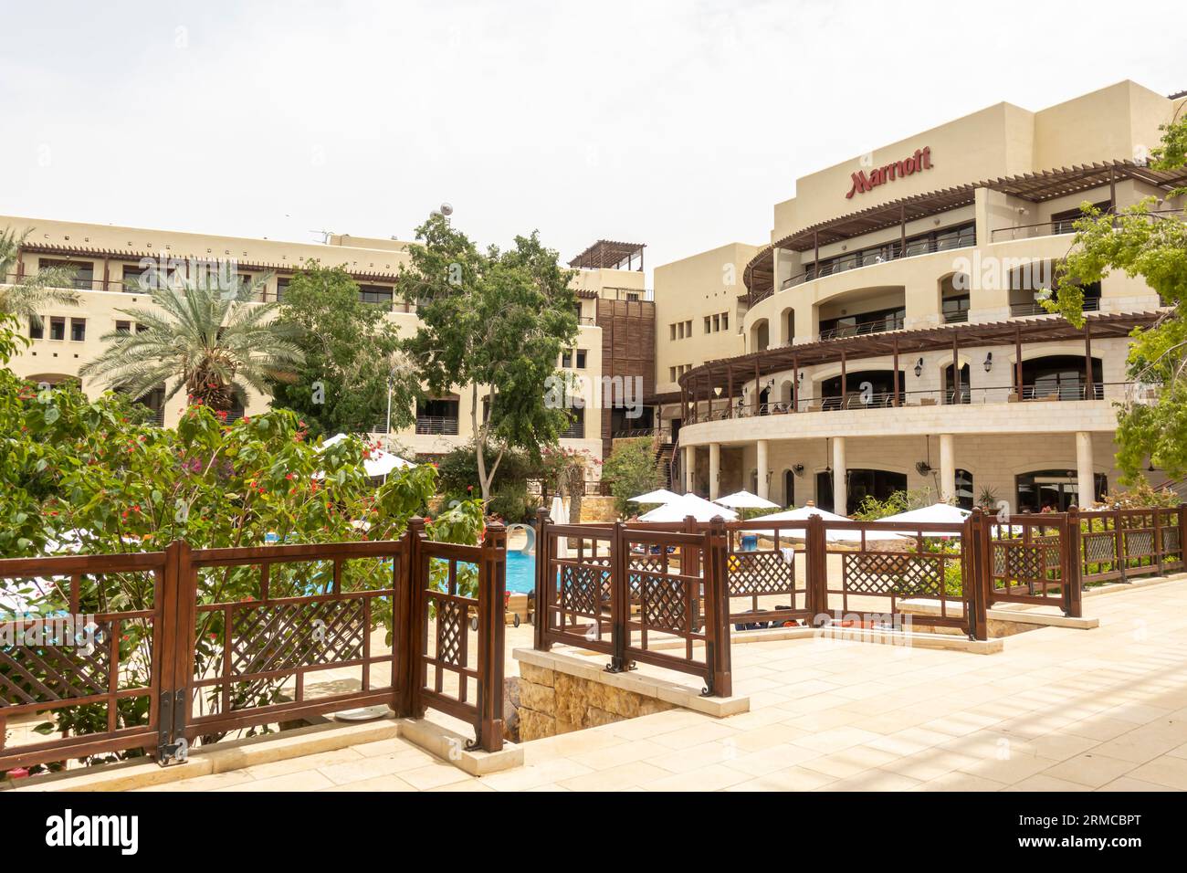 Dead Sea Marriott Resort & Spa, Jordan, Middle East Stock Photo - Alamy