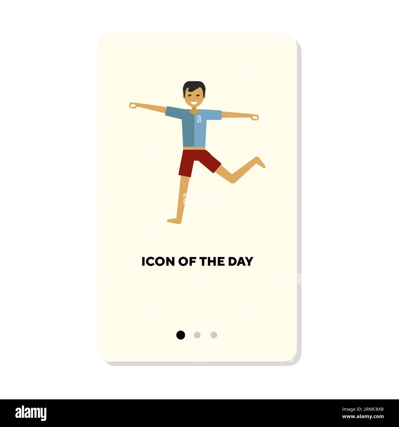 Man stretching flat vector icon Stock Vector Image & Art - Alamy