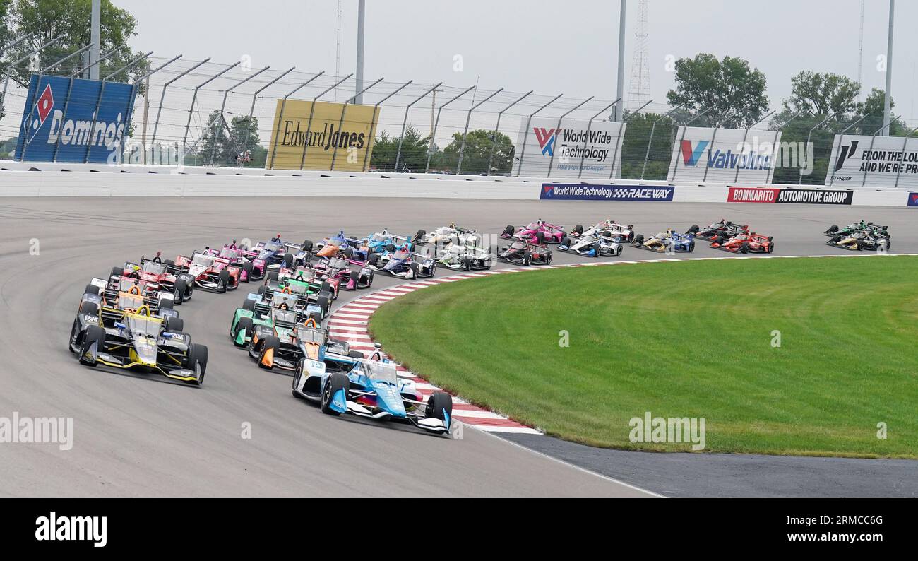 Madison, United States. 27th Aug, 2023. Twenty-eight drivers take turn ...