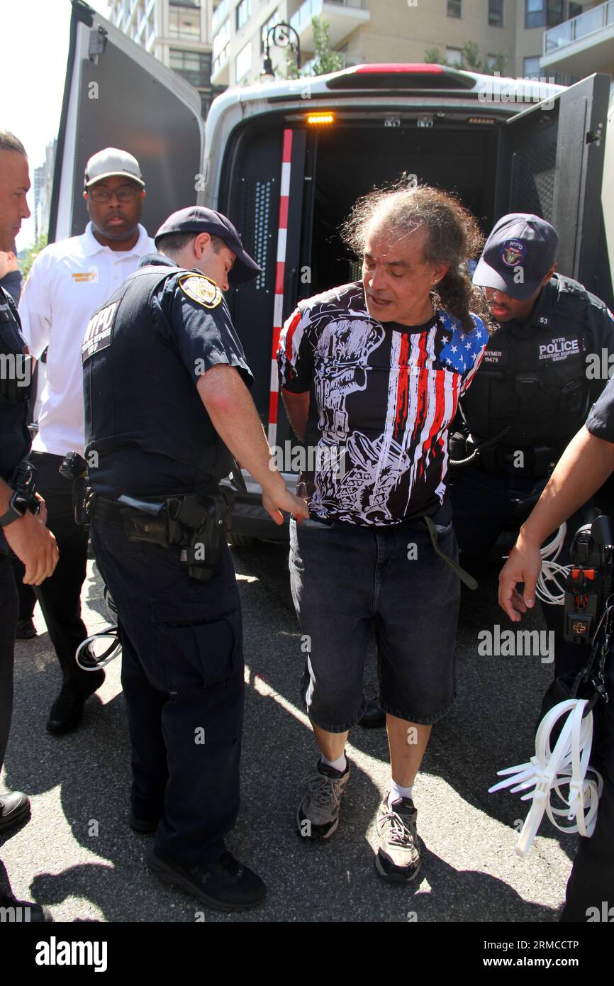 New York, New York, USA. 27th Aug, 2023. New York, New York Protest at ...