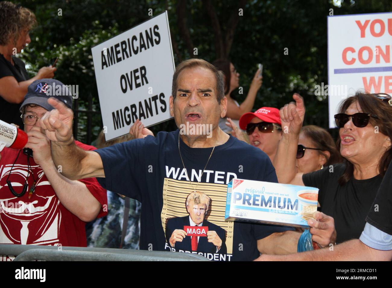 New York, New York, USA. 27th Aug, 2023. New York, New York Protest at ...