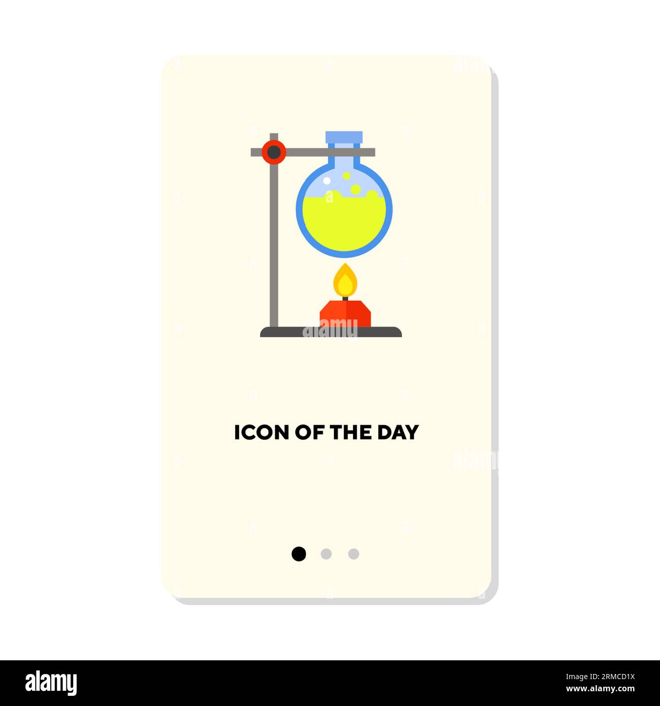 Reagent tube flat design Stock Vector Images - Alamy