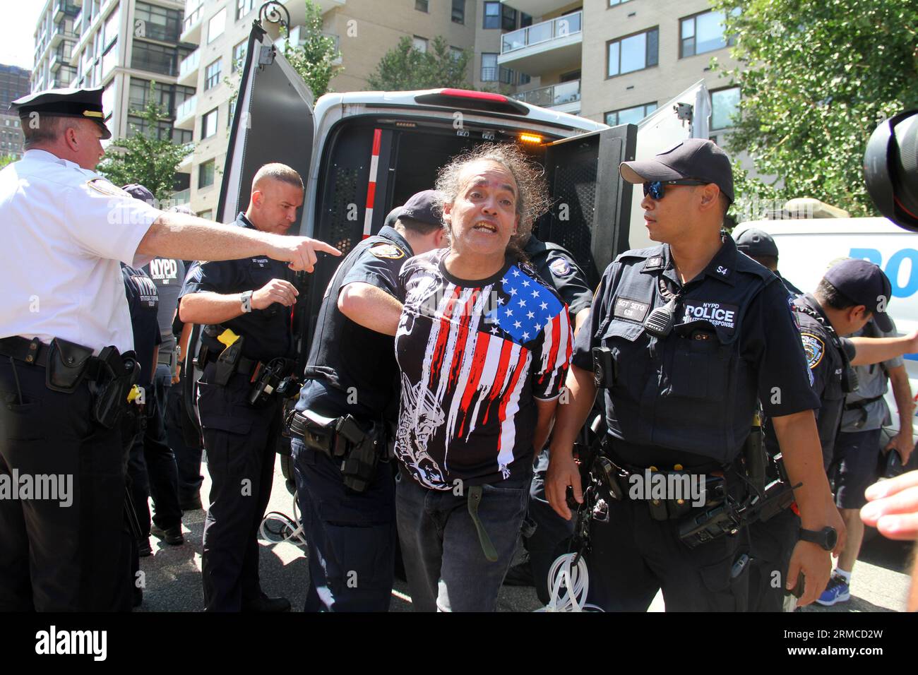 New York, New York, USA. 27th Aug, 2023. New York, New York Protest at ...