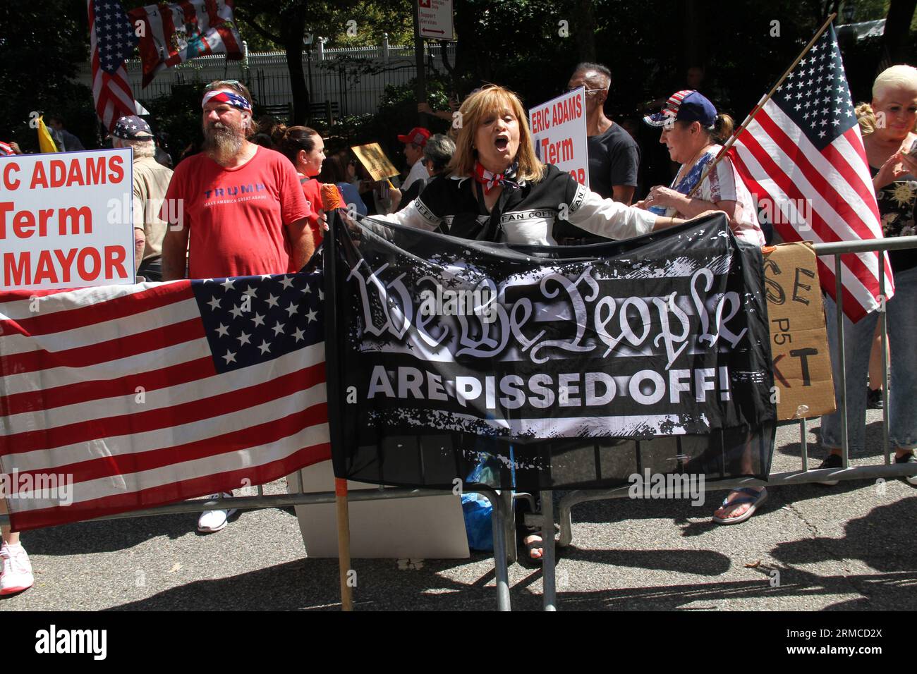 New York, New York, USA. 27th Aug, 2023. New York, New York Protest at ...