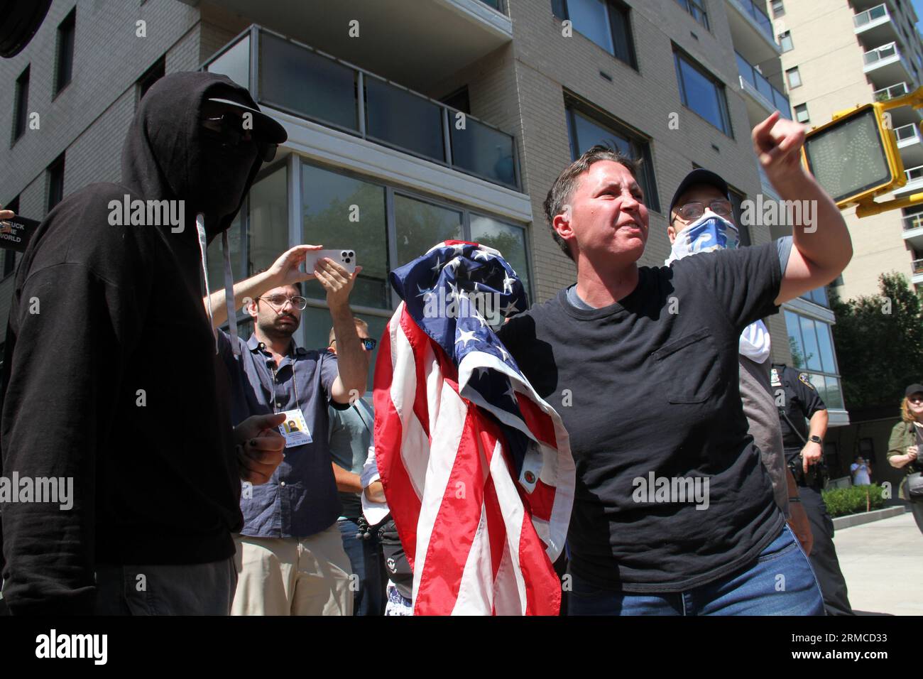 New York, New York, USA. 27th Aug, 2023. New York, New York Protest at ...