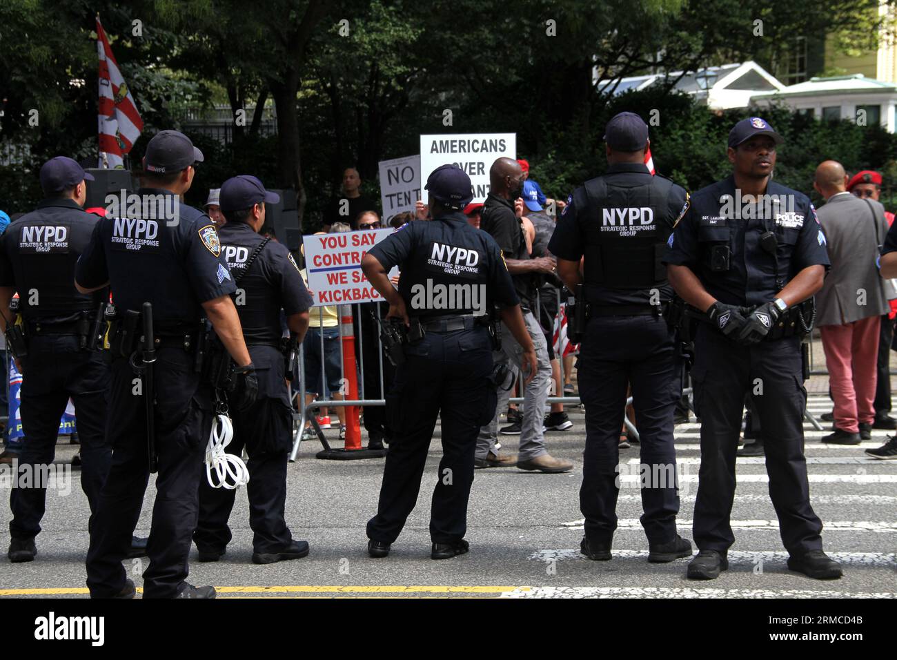 New York, New York, USA. 27th Aug, 2023. New York, New York Protest at ...