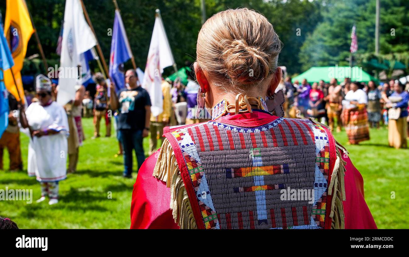 MASHANTUCKET RESERVATION, CT, USA-AUGUST 26, 2023: Schemitzun Feast Of ...