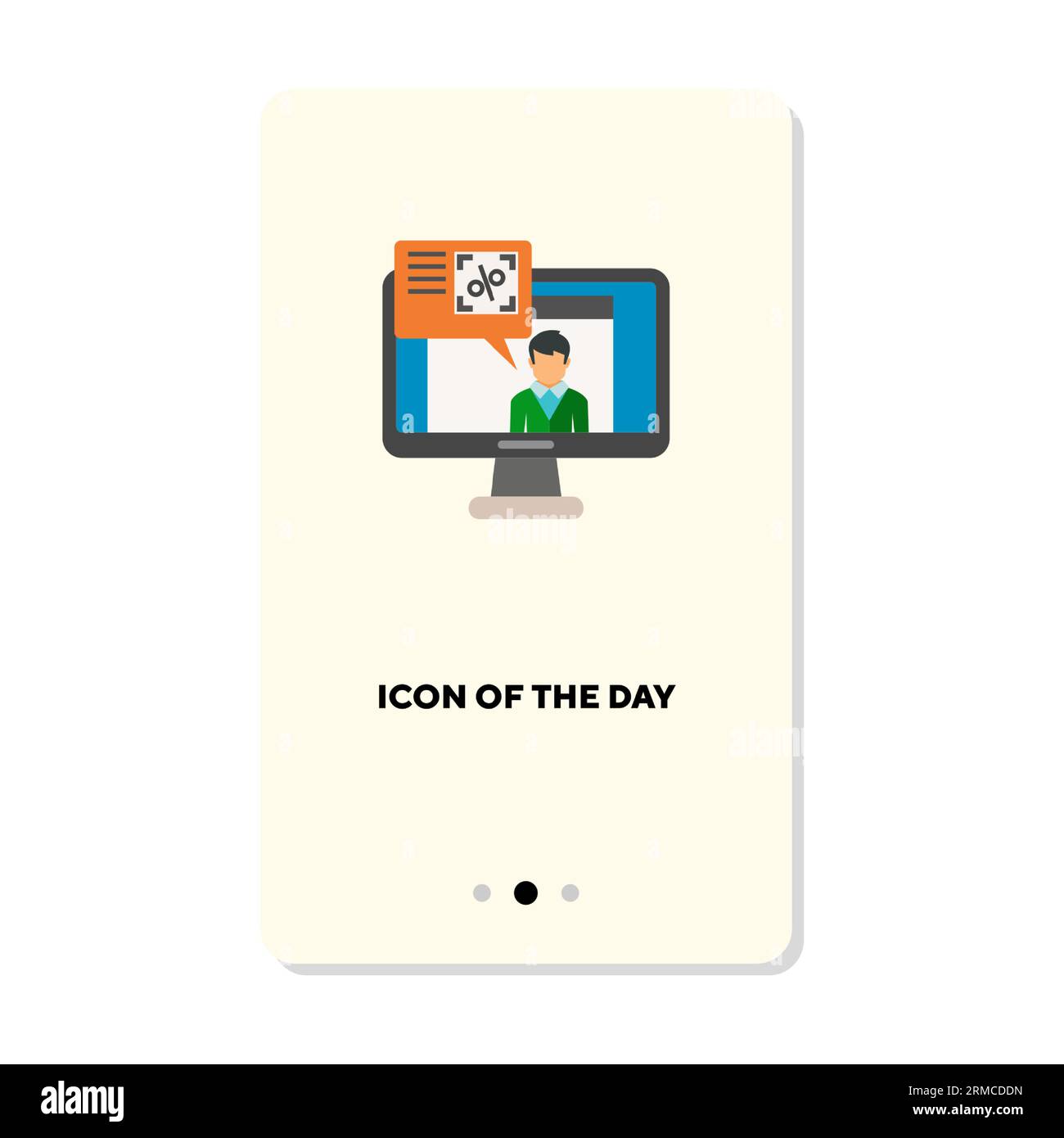 Watching TV vector icon Stock Vector Image & Art - Alamy