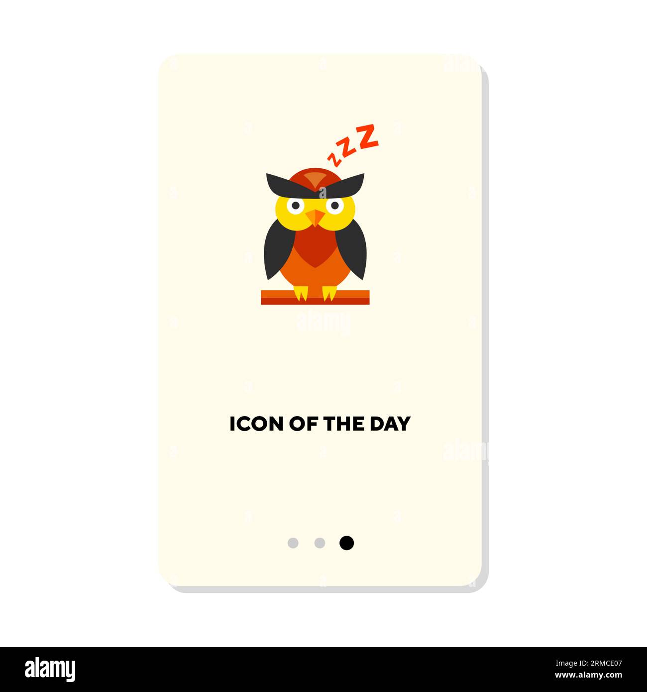 Bird resting on wooden Stock Vector Images - Alamy