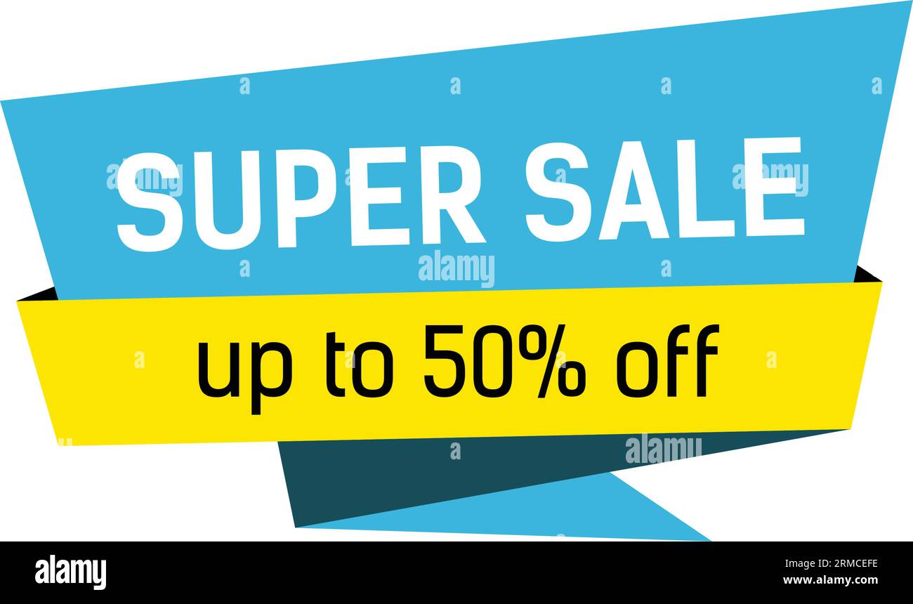 Super sale inscription on Stock Vector Images - Alamy