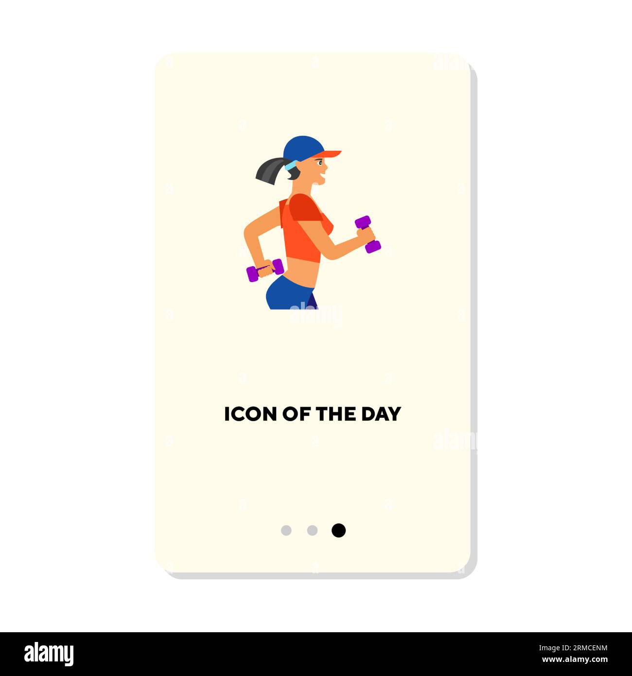 Woman exercising outdoor gym Stock Vector Images - Alamy