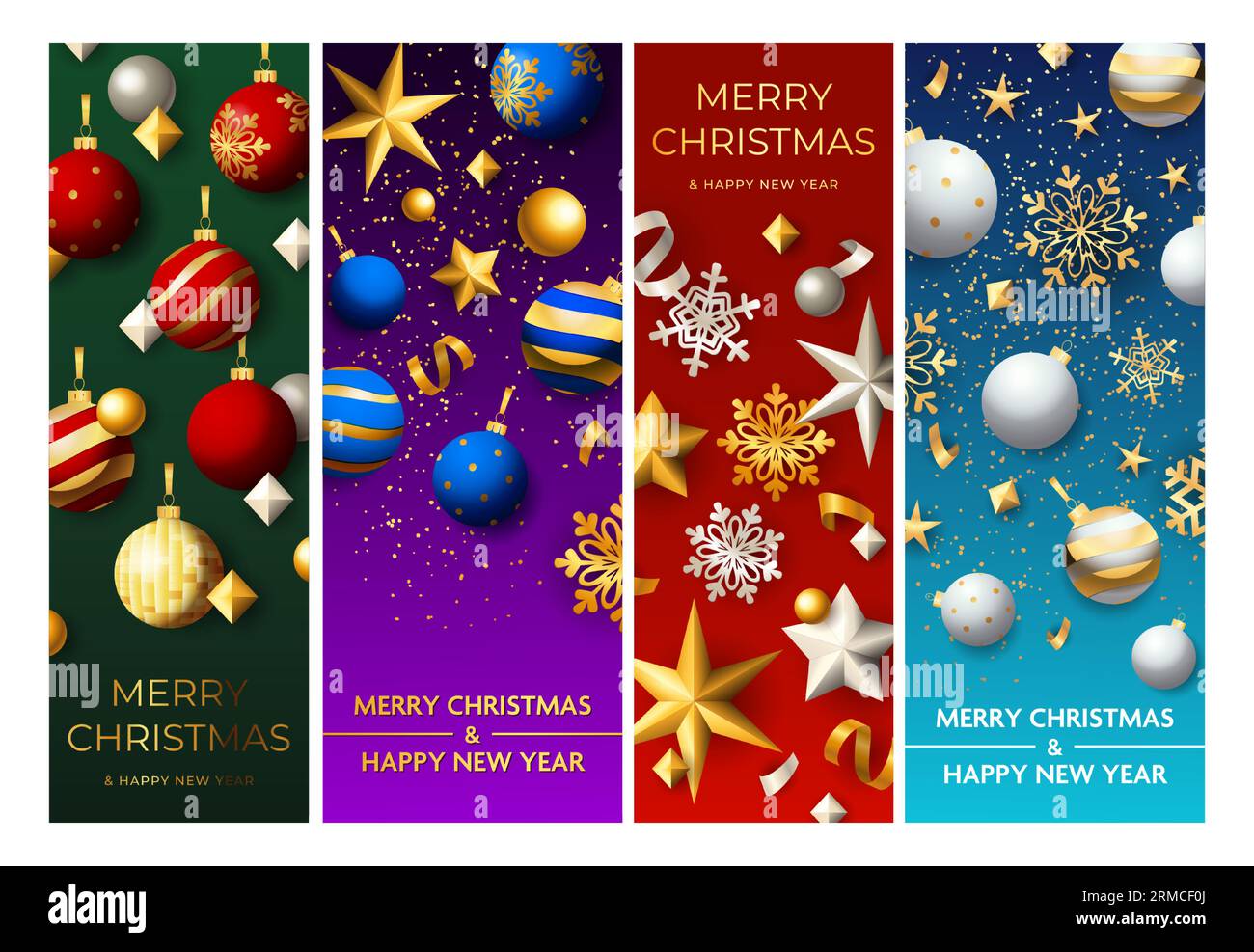 Christmas invitation postcard collage Cut Out Stock Images & Pictures ...