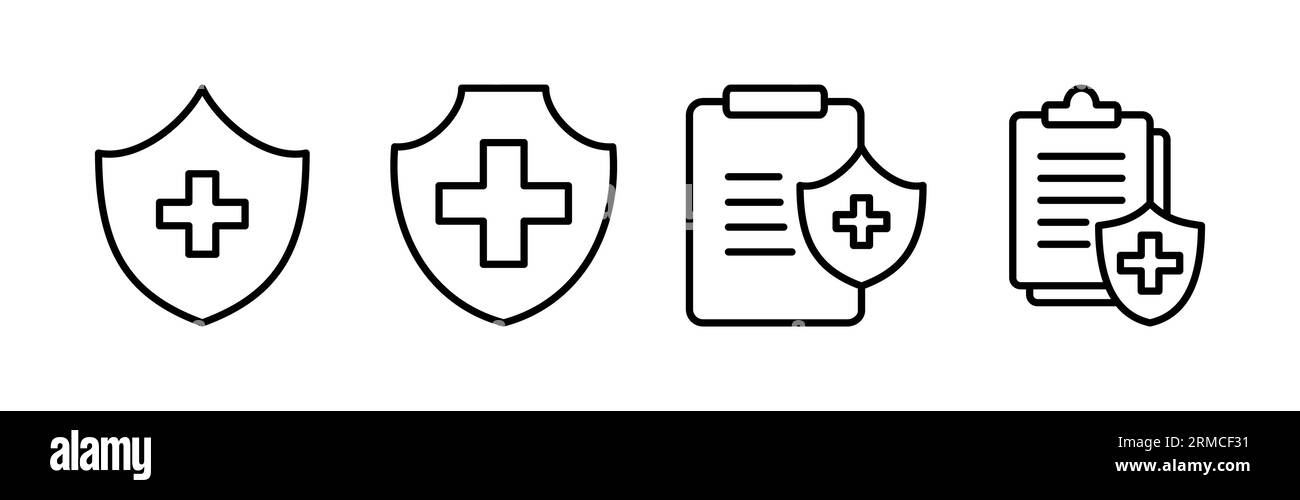 Health insurance icon vector. medical insurance icon Stock Vector Image ...