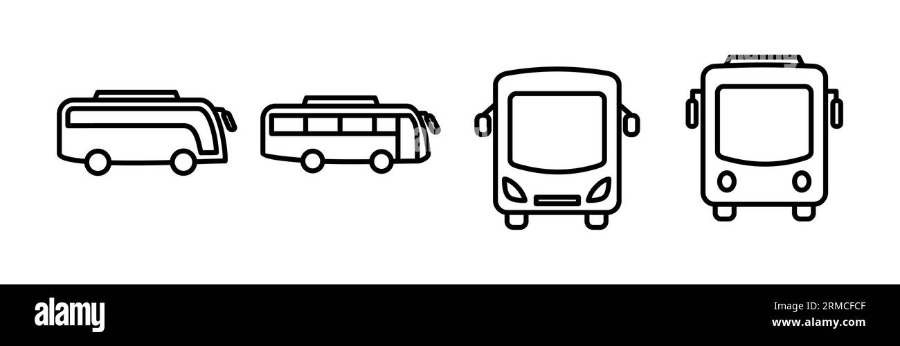 Bus icon vector. bus vector icon Stock Vector Image & Art - Alamy