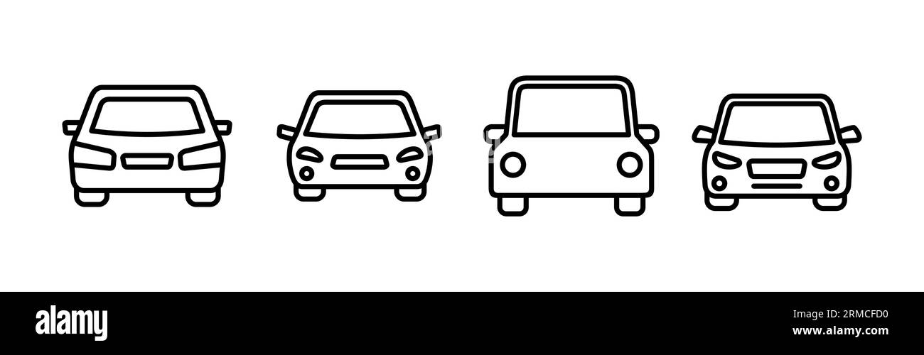 Car icon vector. Car sign. sedan Stock Vector Image & Art - Alamy
