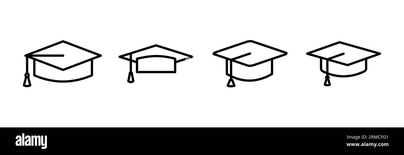 Education icon vector. graduation cap icon vector Stock Vector Image ...