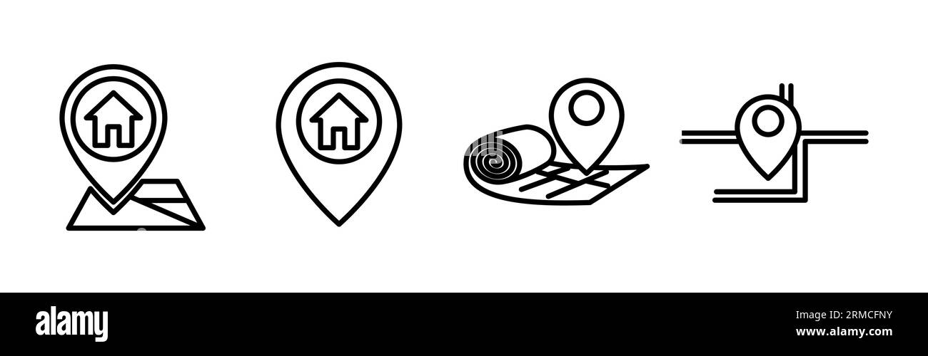 Address icon vector. location icon. address symbol. pin Stock Vector ...