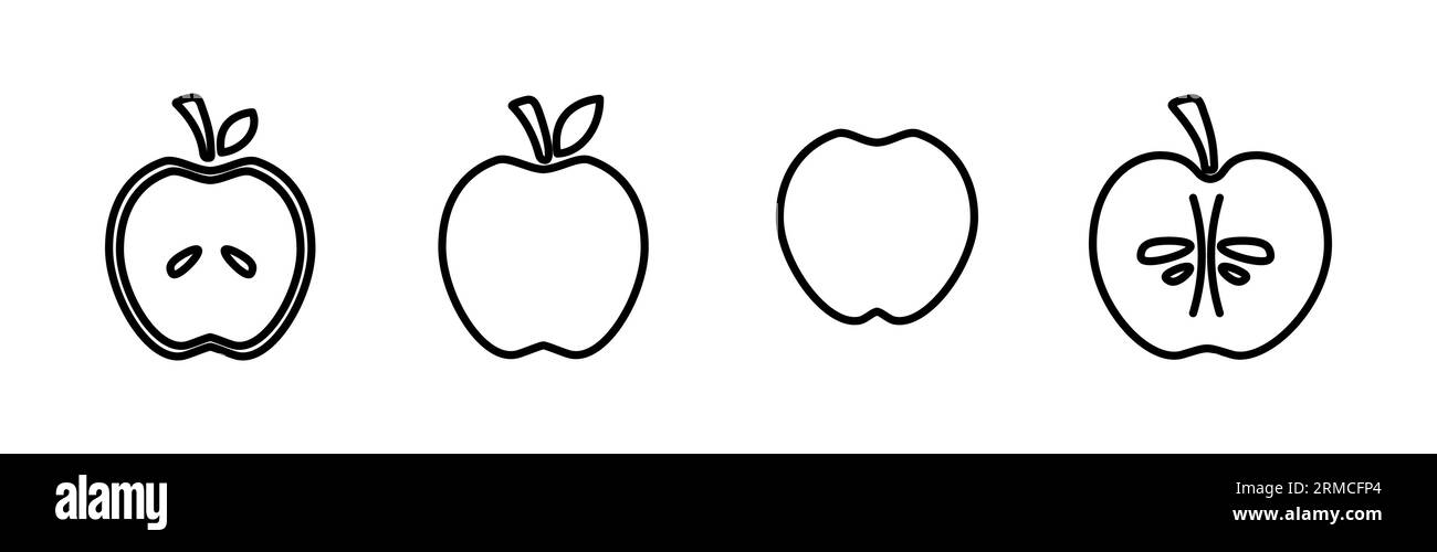 Apple icon vector. apple symbol Stock Vector Image & Art - Alamy