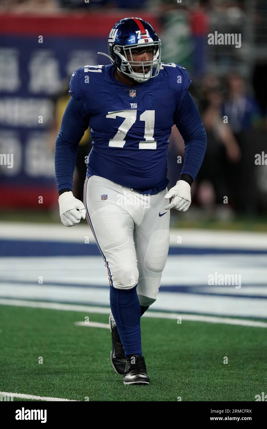 New York Giants defensive tackle Donovan Jeter (71) during an NFL ...