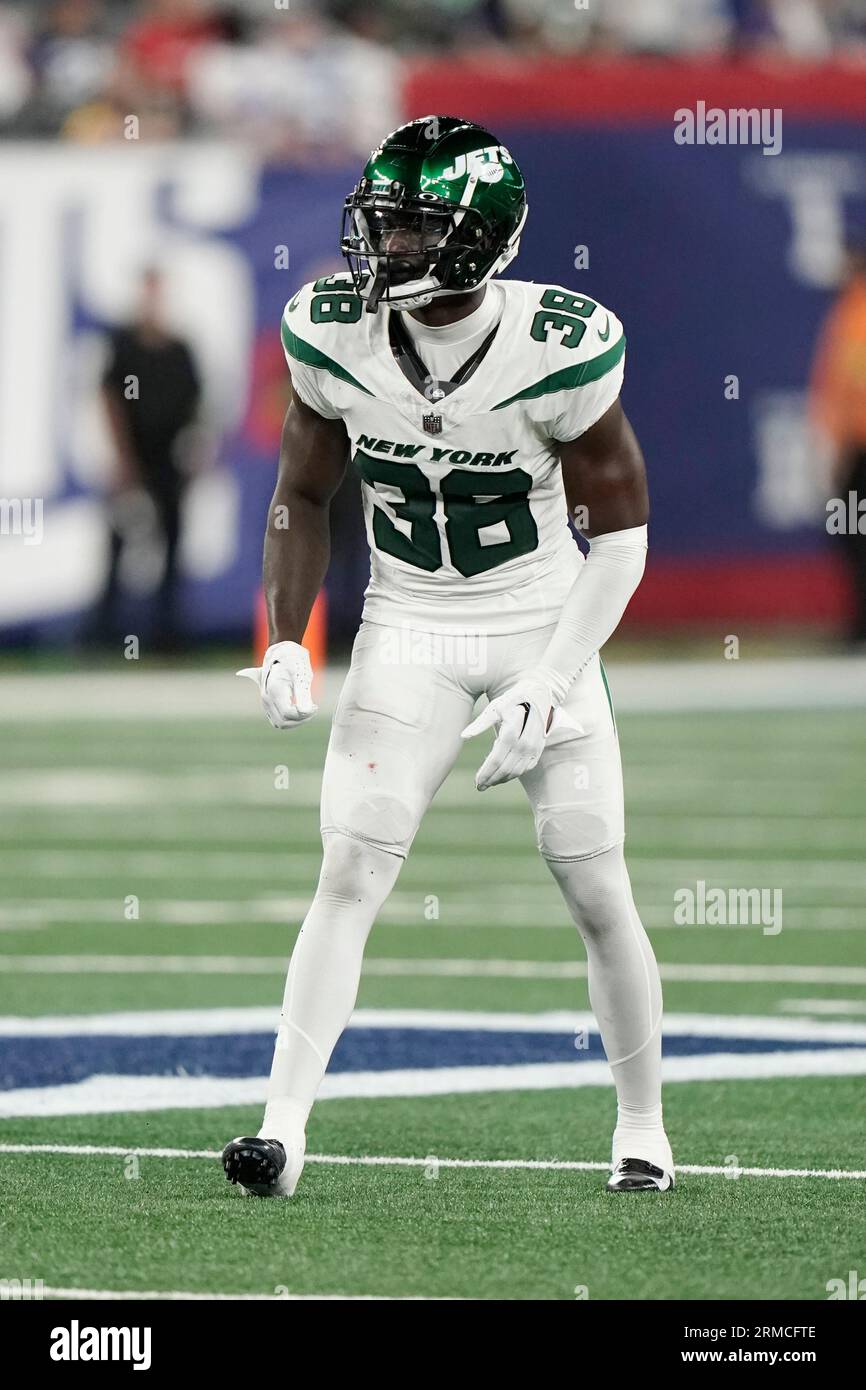 New York Jets safety Trey Dean (38) during an NFL football game against ...