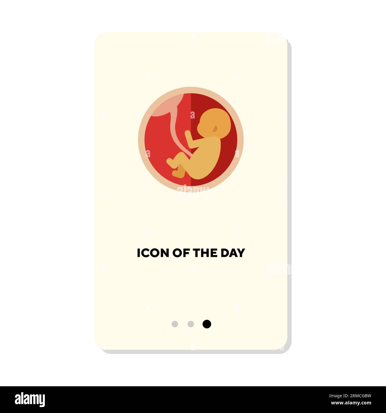 Womb baby illustration hi-res stock photography and images - Alamy