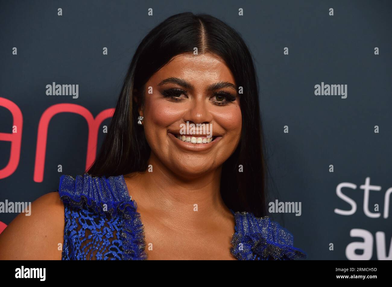Drew Afualo arrives at the Streamy Awards on Sunday, Aug. 27, 2023, at ...