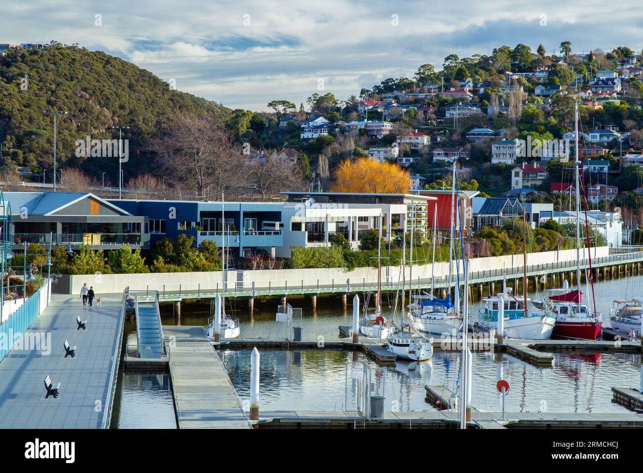 Seaport Marina on the Esk River in Launceston, Tasmania, Australia ...