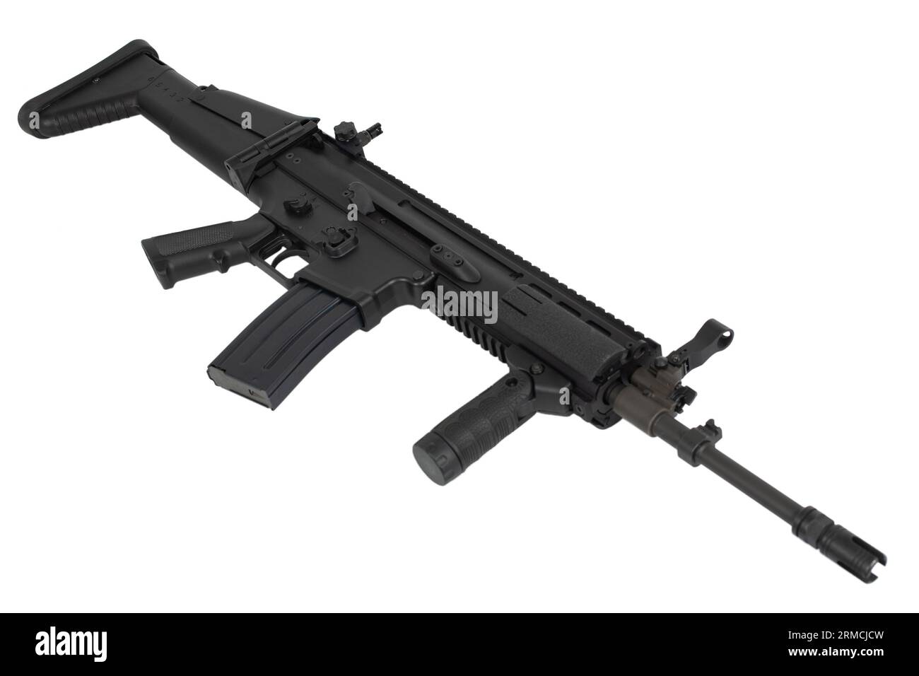 US Army assault rifle isolated on a white background Stock Photo - Alamy
