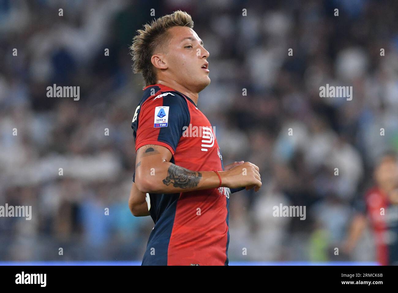 Rome, Lazio. 27th Aug, 2023. Mateo Retegui of Genoa during the Serie A ...