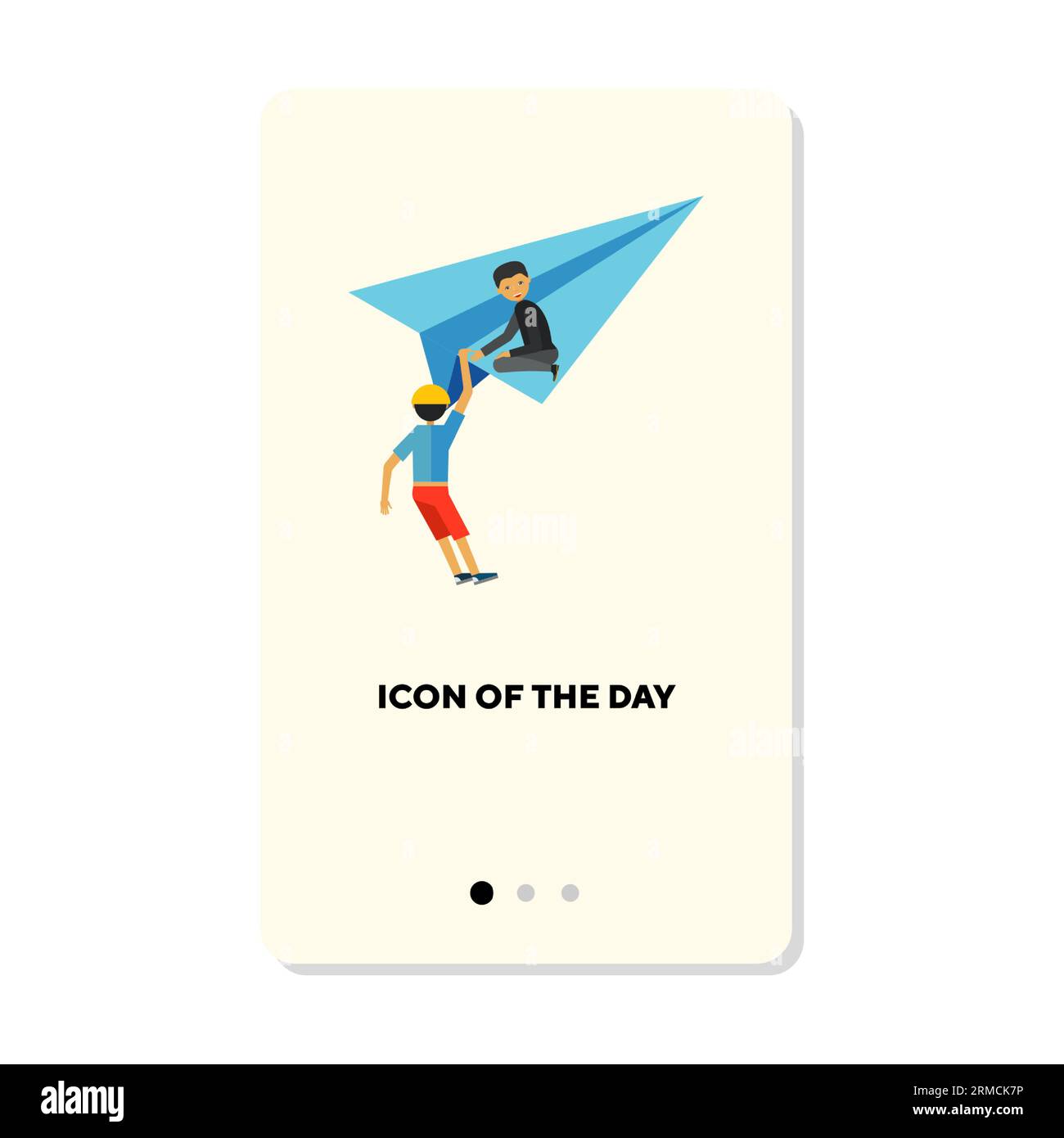 Plane flying in sky on Cut Out Stock Images & Pictures - Alamy