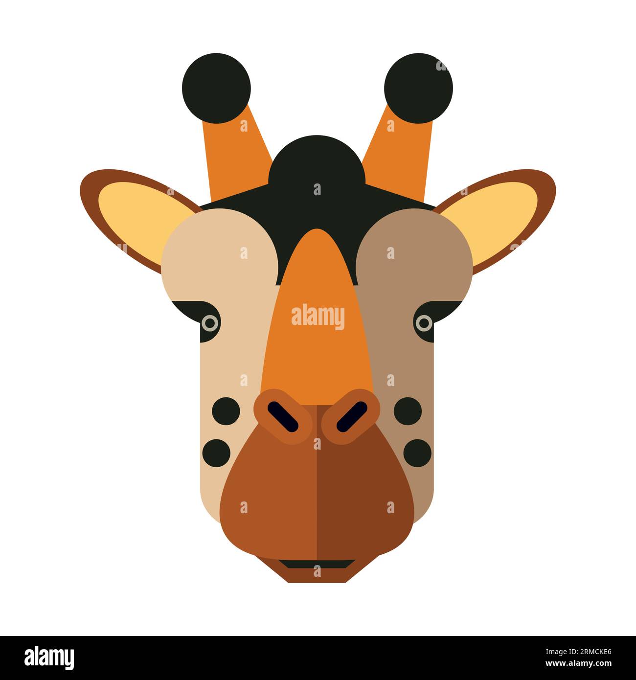 Giraffe mask Stock Vector Images - Alamy