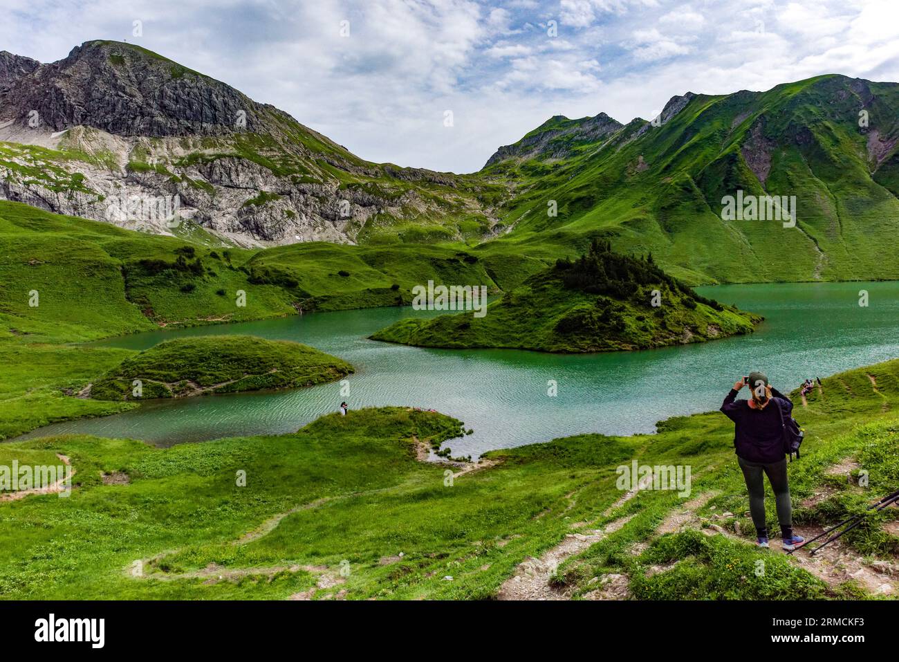 Allgauer bergseen in alpen schrecksee hi-res stock photography and ...