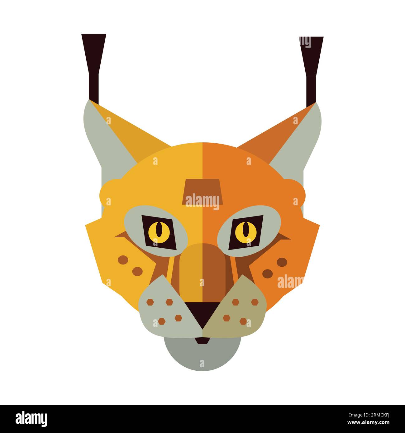 Portrait lynx lynx Stock Vector Images - Alamy
