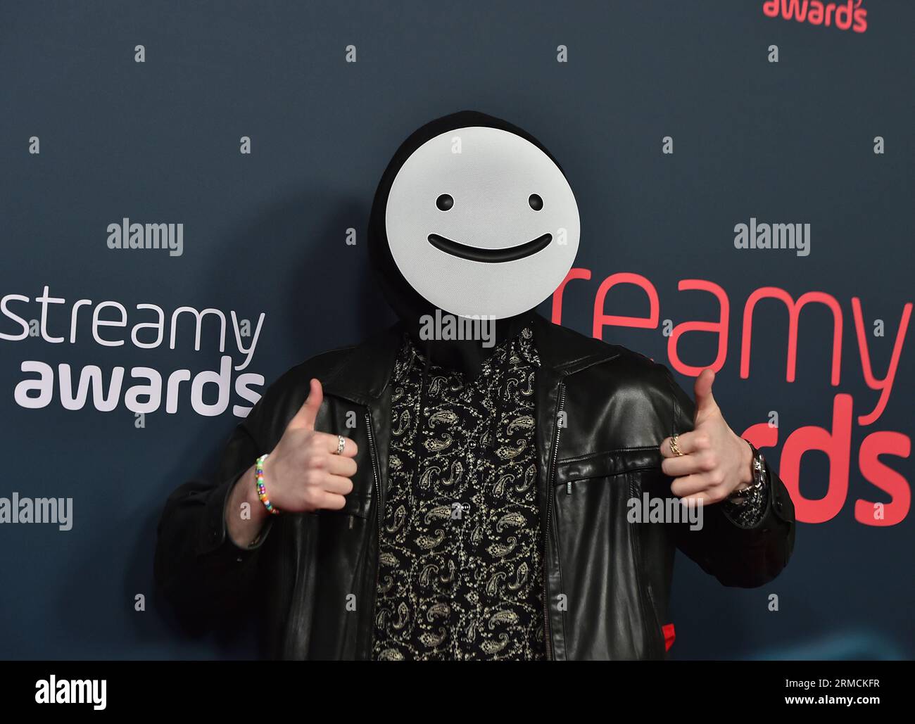 Dream arrives at the Streamy Awards on Sunday, Aug. 27, 2023, at the ...