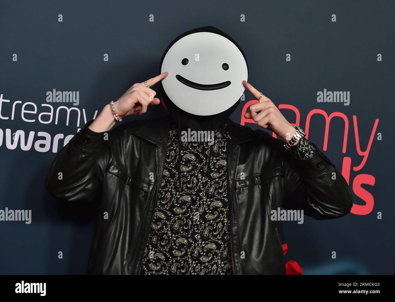 Dream arrives at the Streamy Awards on Sunday, Aug. 27, 2023, at the ...