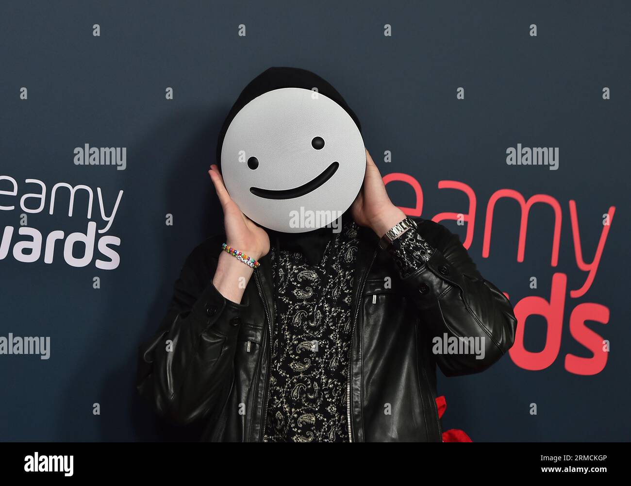 Dream arrives at the Streamy Awards on Sunday, Aug. 27, 2023, at the ...