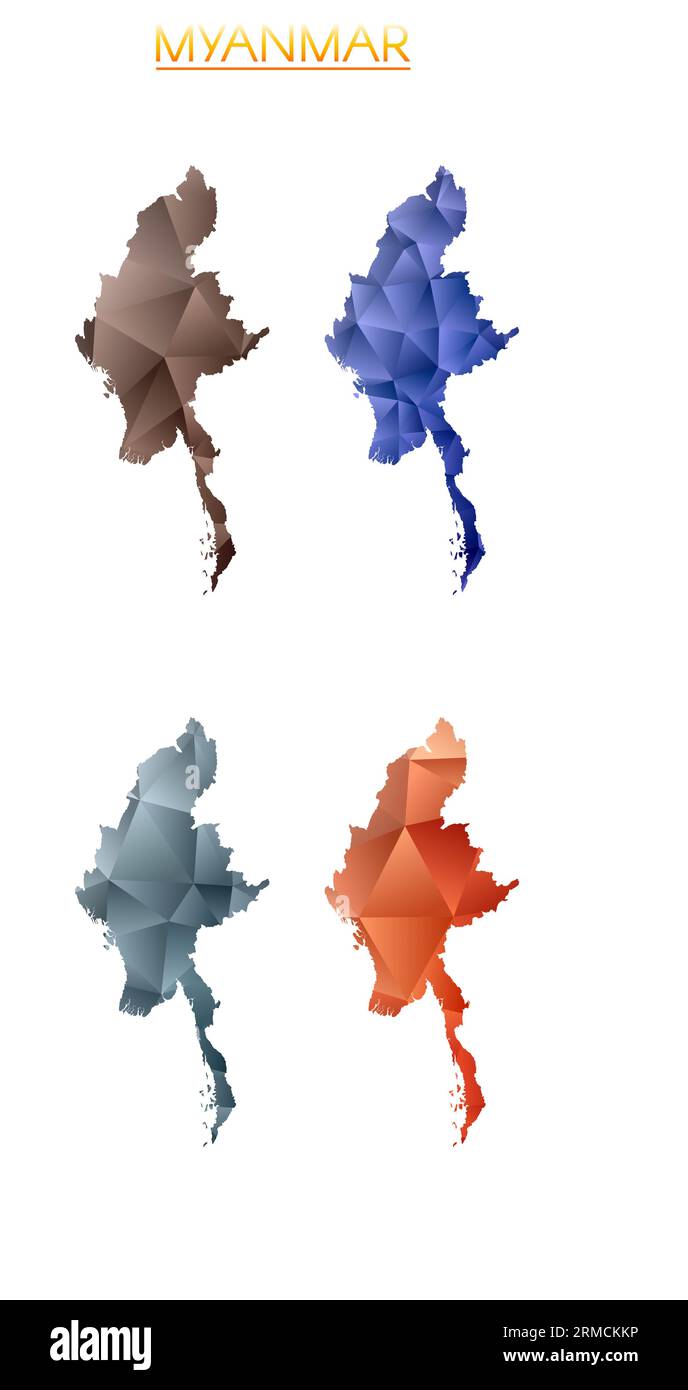 Naypyitaw vector map Cut Out Stock Images & Pictures - Alamy