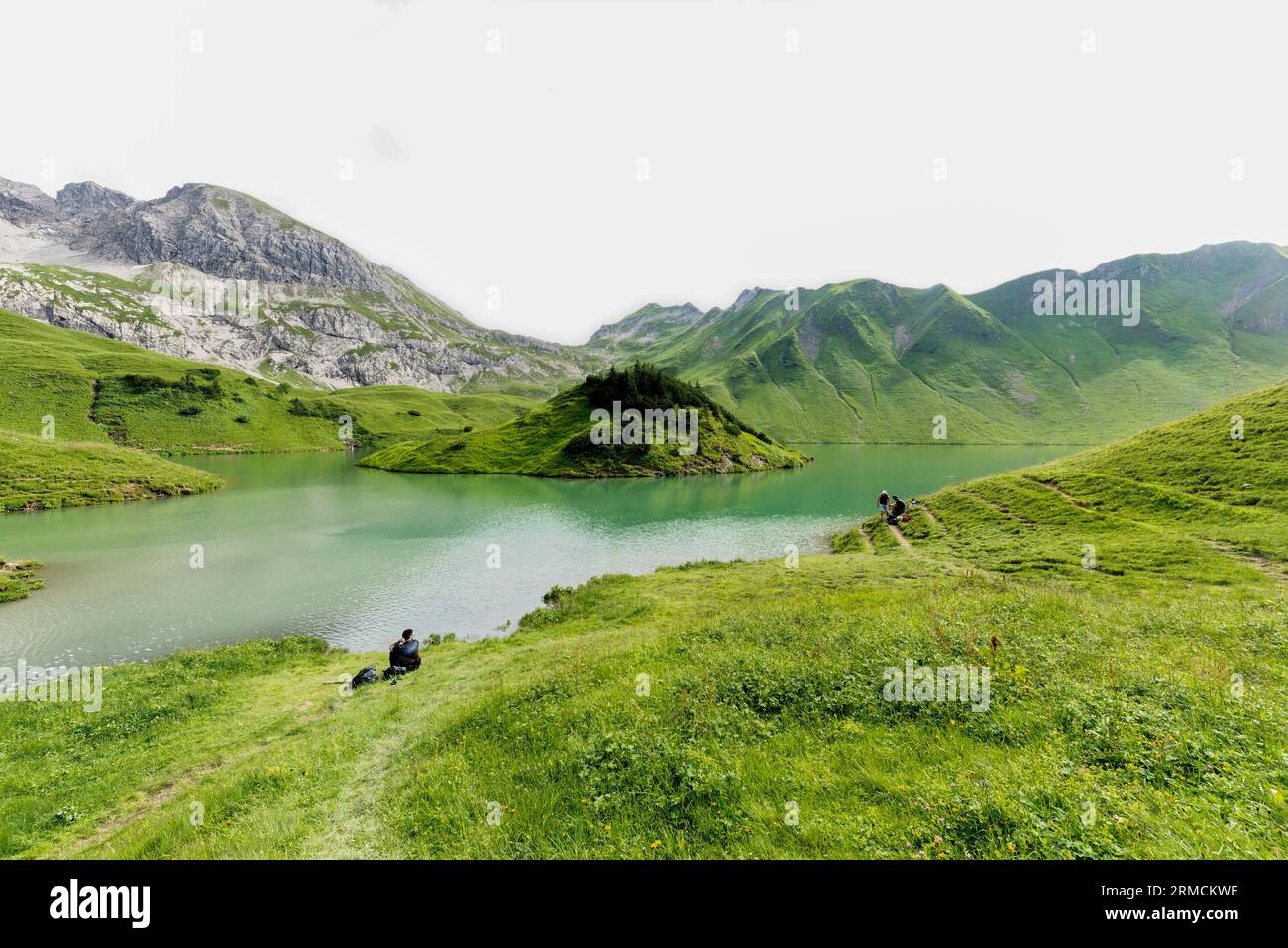 Allgauer bergseen in alpen schrecksee hi-res stock photography and ...