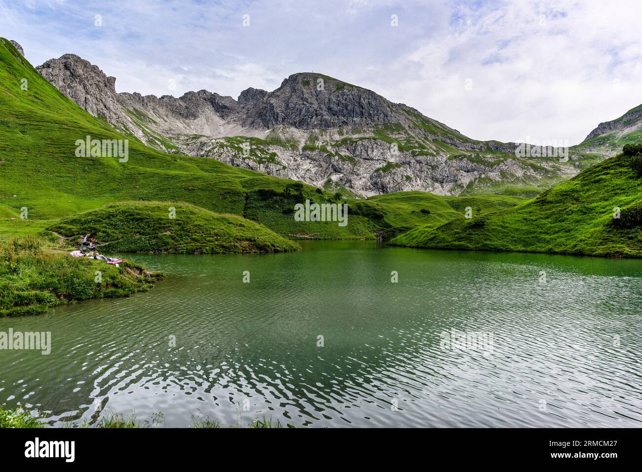 Allgäuer Bergseen in Alpen. Schrecksee Stock Photo - Alamy