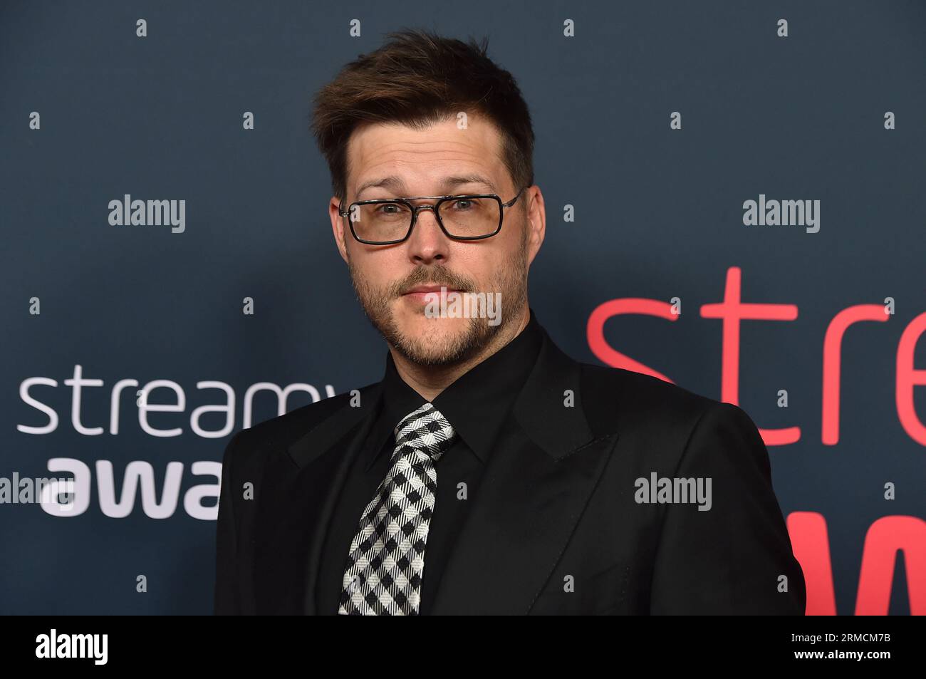 Dave Wiskus arrives at the Streamy Awards on Sunday, Aug. 27, 2023, at ...