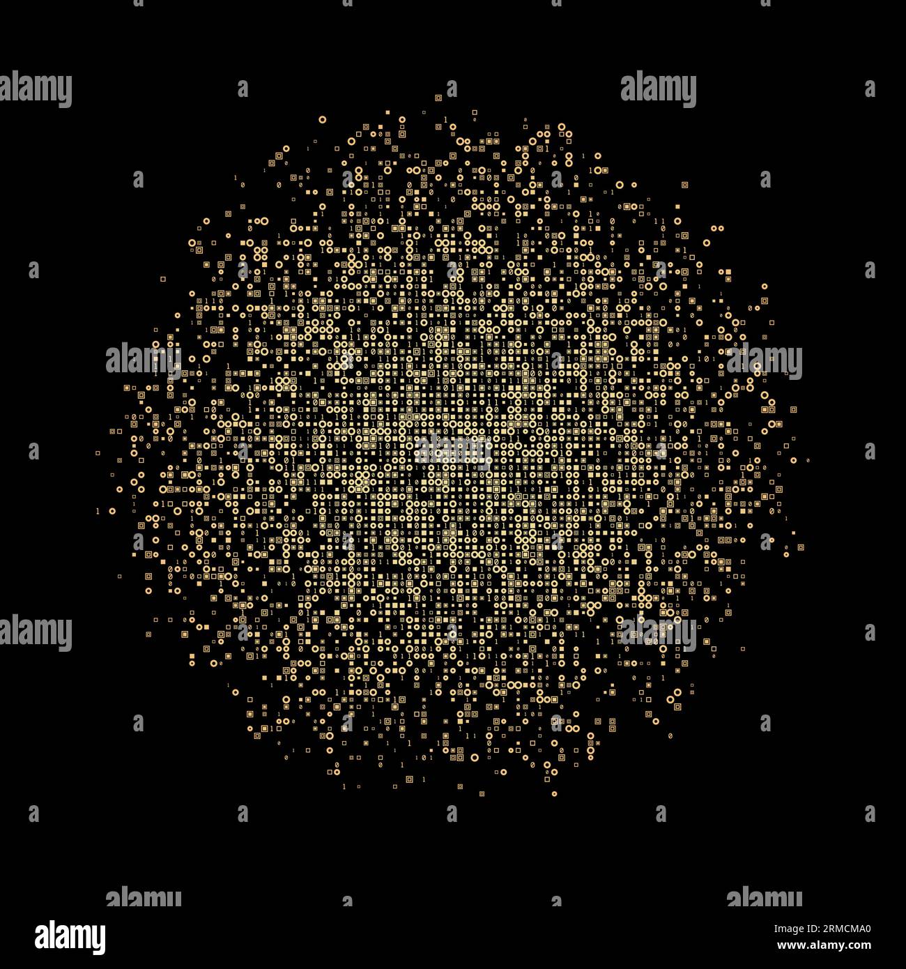 Appealing geometric matrix background in yellow orange colors. Trendy ...