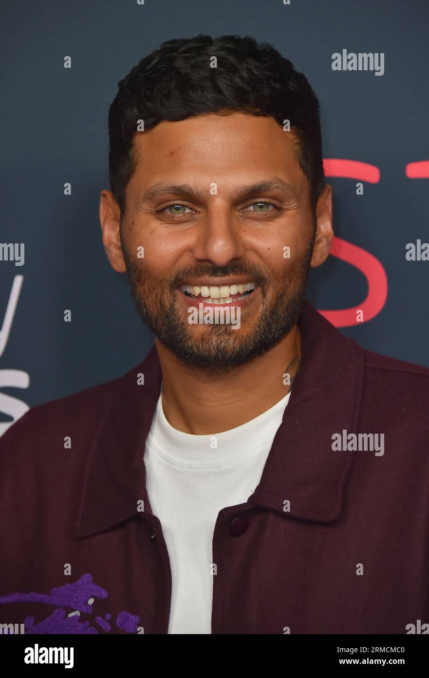 Jay Shetty arrives at the Streamy Awards on Sunday, Aug. 27, 2023, at ...