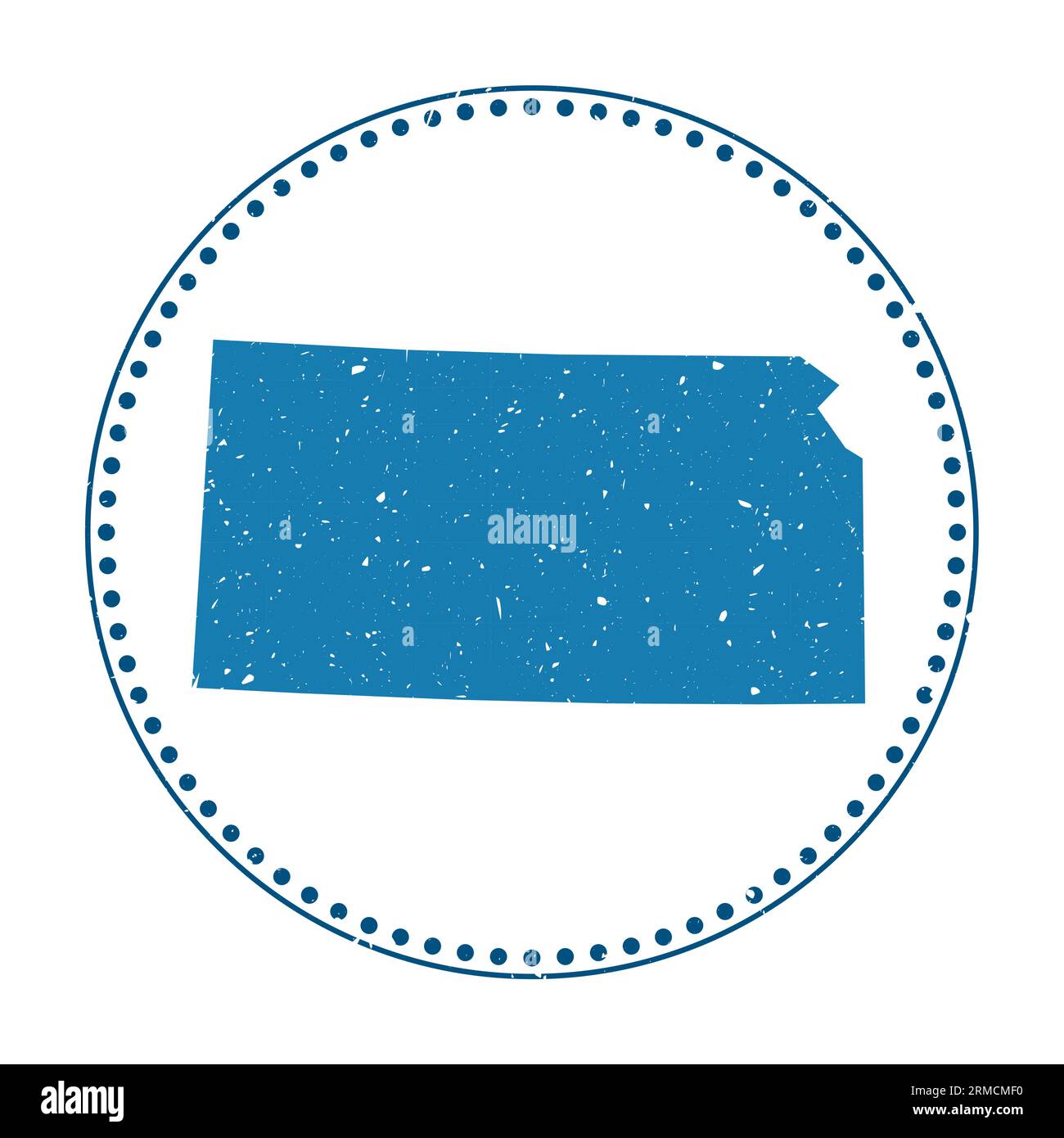 Vintage map of kansas Cut Out Stock Images & Pictures - Alamy
