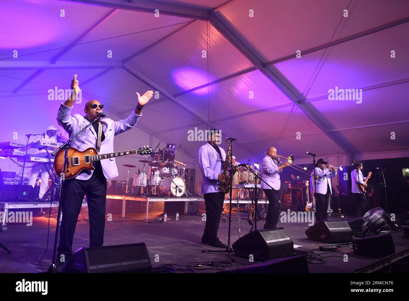 August 25, 2023, Virginia Beach, Virginia, USA: CON FUNK SHUN brings ...