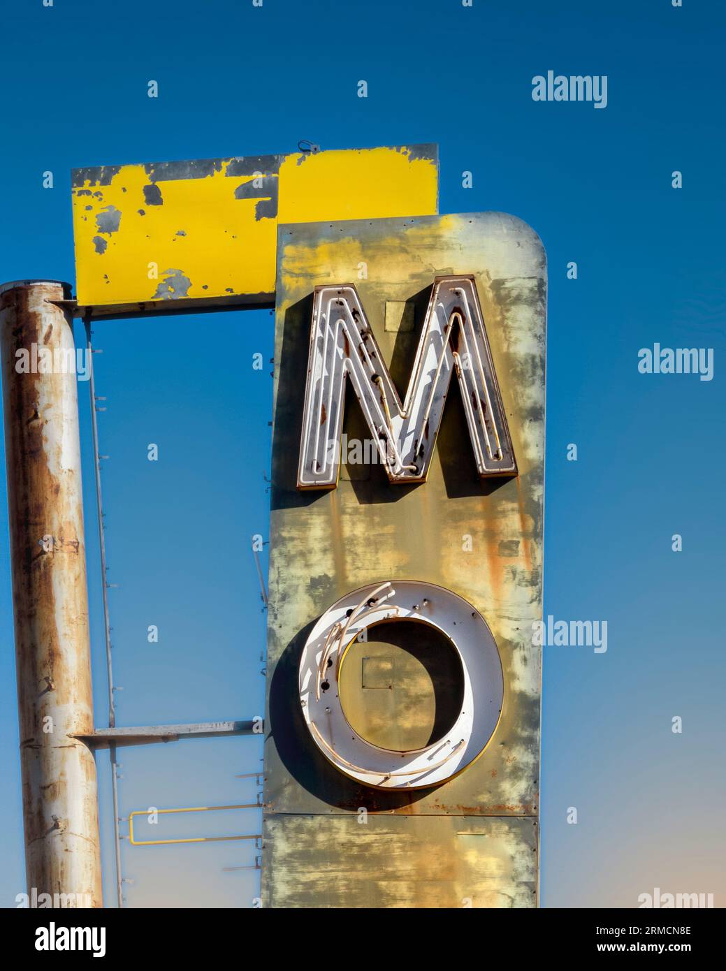 MO an artistic look at Old Motel signs on Route 66 Stock Photo - Alamy