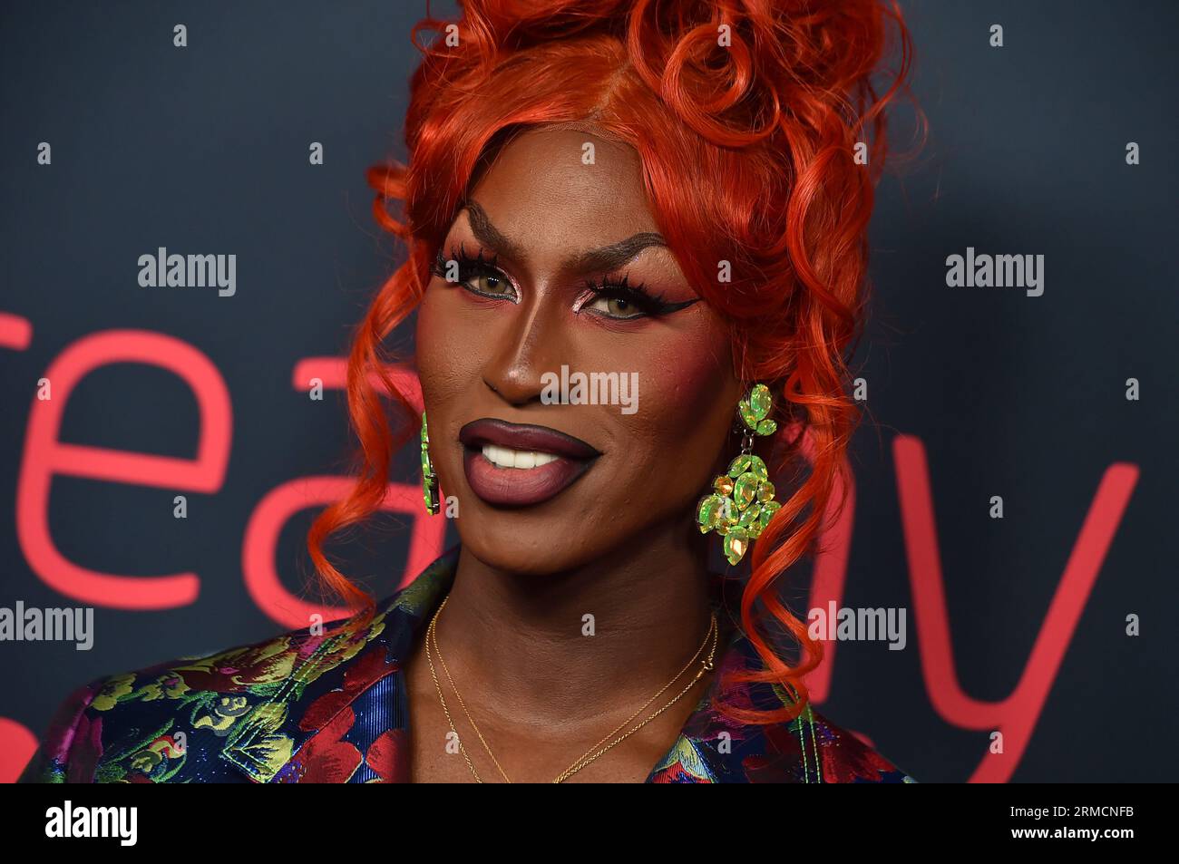 Shea Coulee arrives at the Streamy Awards on Sunday, Aug. 27, 2023, at ...