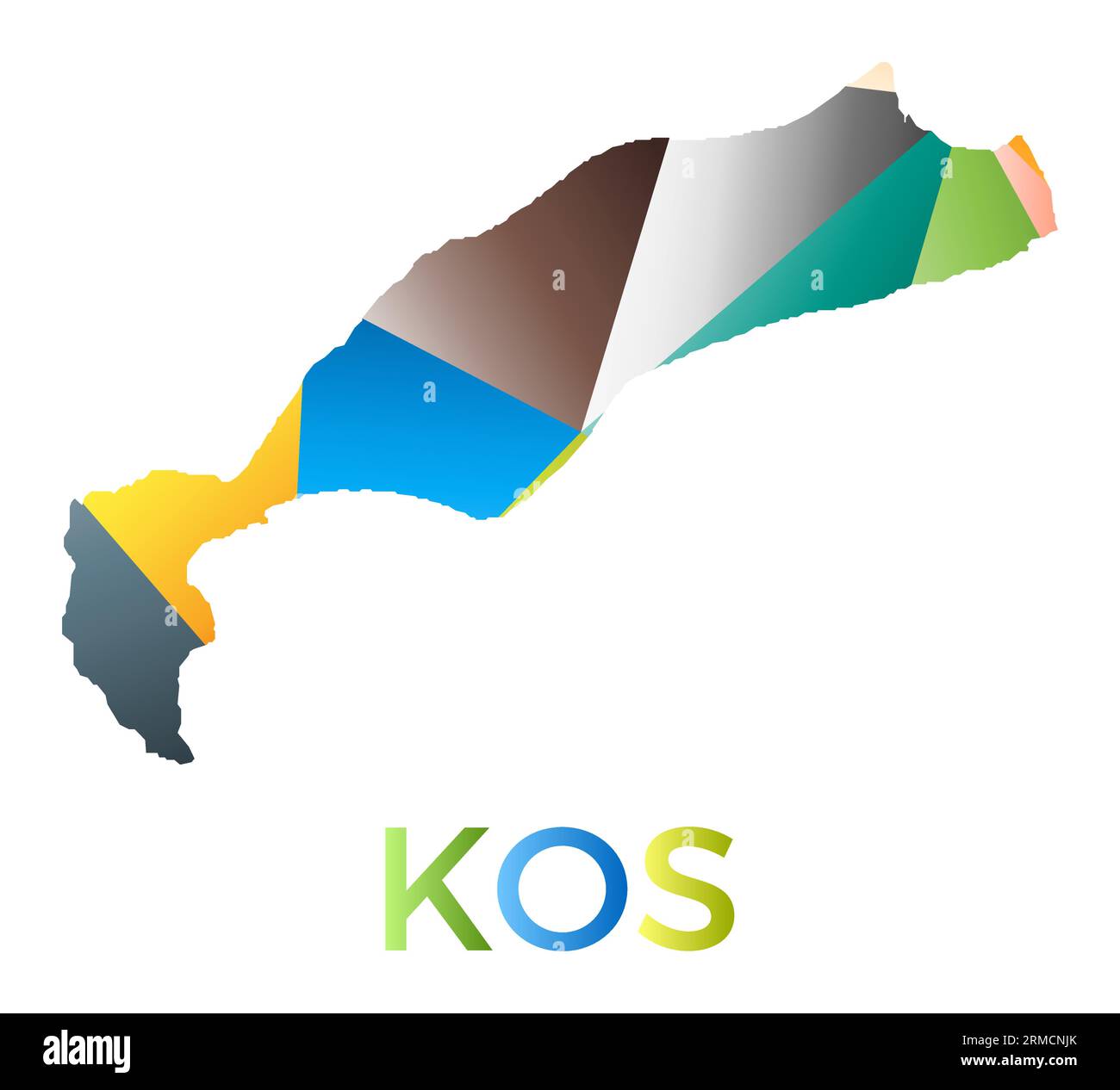 Kos logo design hi-res stock photography and images - Alamy