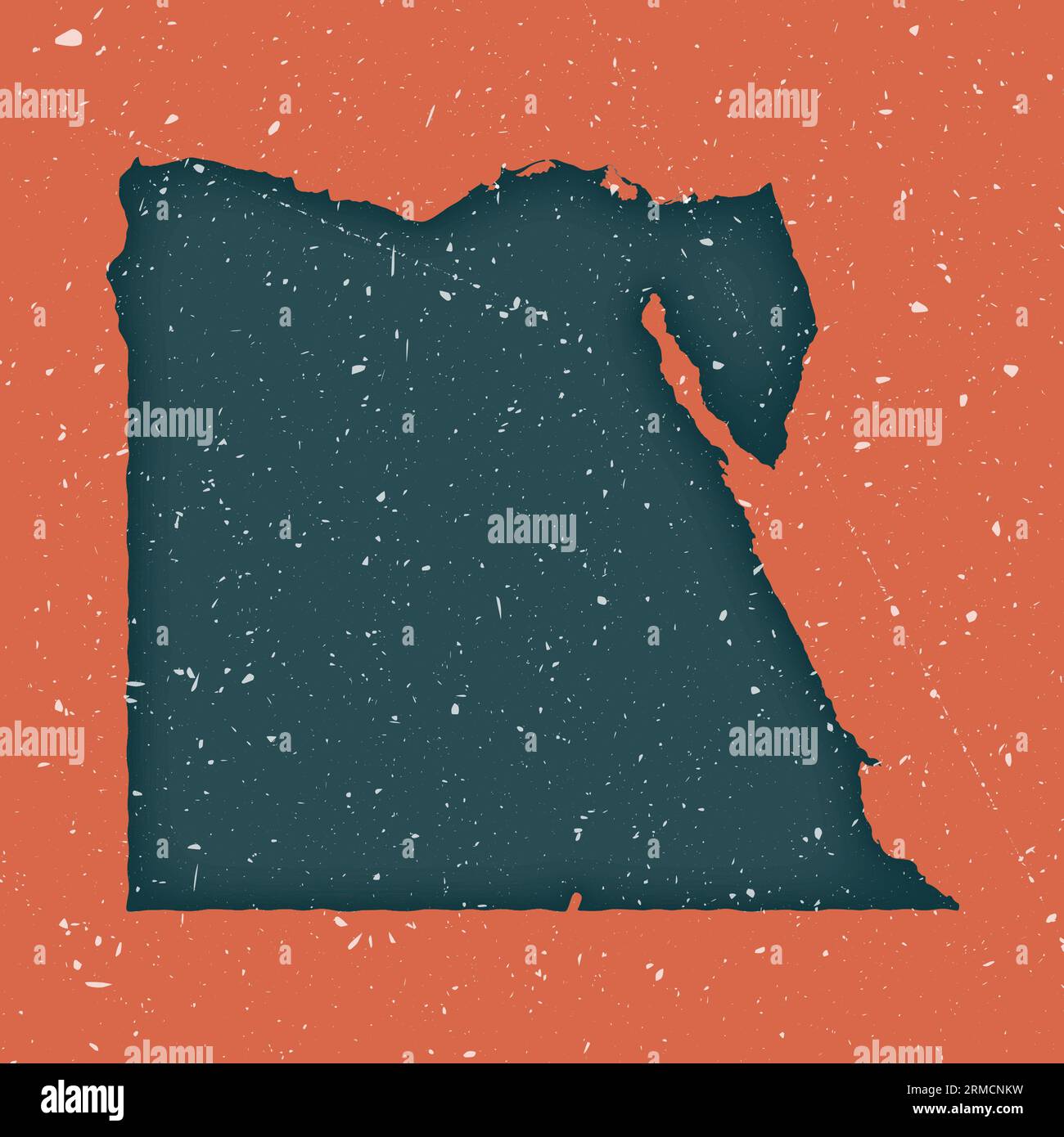 Egypt vintage map. Grunge map of the country with distressed texture ...